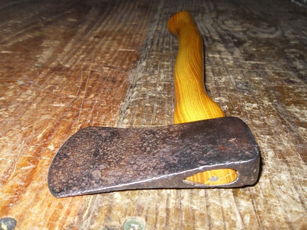 Craftsman mini hatchet with curly osage handle | BladeForums.com